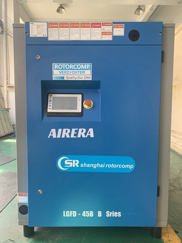 การเย็นอากาศ LGFD-45KW เครื่องบดสกรูหมุน โวลเตชั่น 0.8-1.5MPa ความดันสูงสุด